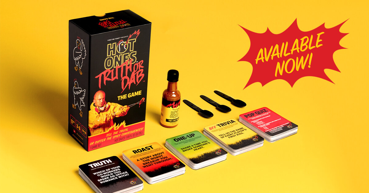 Hot Ones Truth or Dab The Game: The Spiciest Party Game